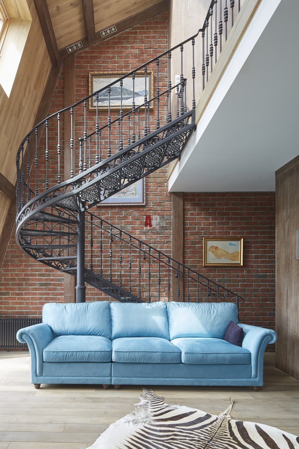 Фото лестницы квартиры в современном стиле